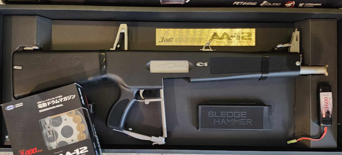 SECOND LIFE - AA-12 "Sledge Hammer" Full Size Full-Auto Electric Shotg ...