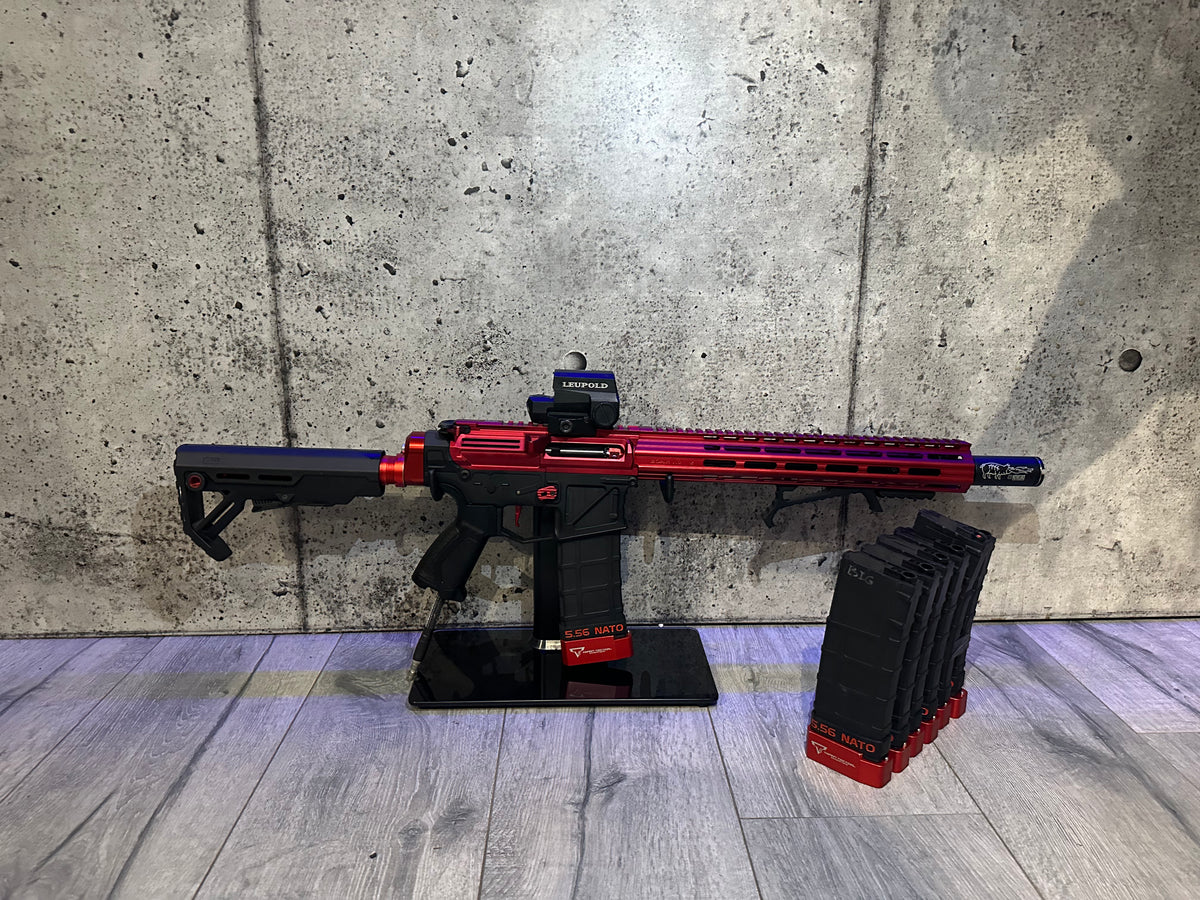 SECOND LIFE - M4 APS SKELETON BODY KIT w/POLARSTAR FUSION DROP IN KIT ...