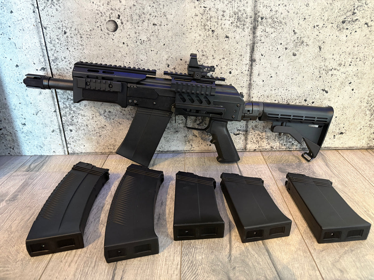 SECOND LIFE - CUSTOM SAIGA 12 SBS W/ 6 MAGS – Tact Gearz Airsoft Inc.