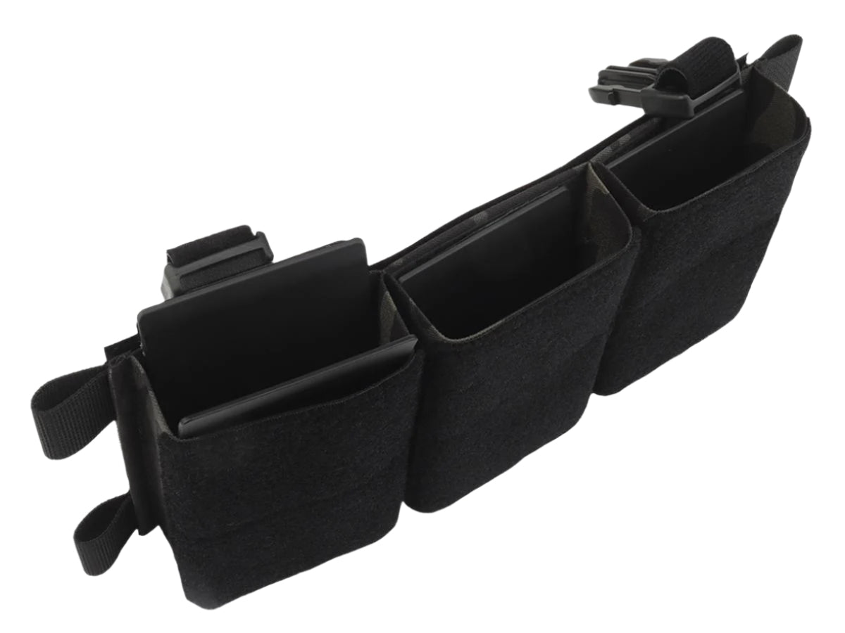 DUAL PURPOSE TRIPLE MAGAZINE PANEL FOR 7.62 STYLE AIRSOFT MAGAZINES (C ...
