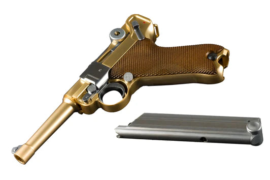 P08 LUGER GBB (4 INCH, GOLD) – Tact Gearz Airsoft Inc.