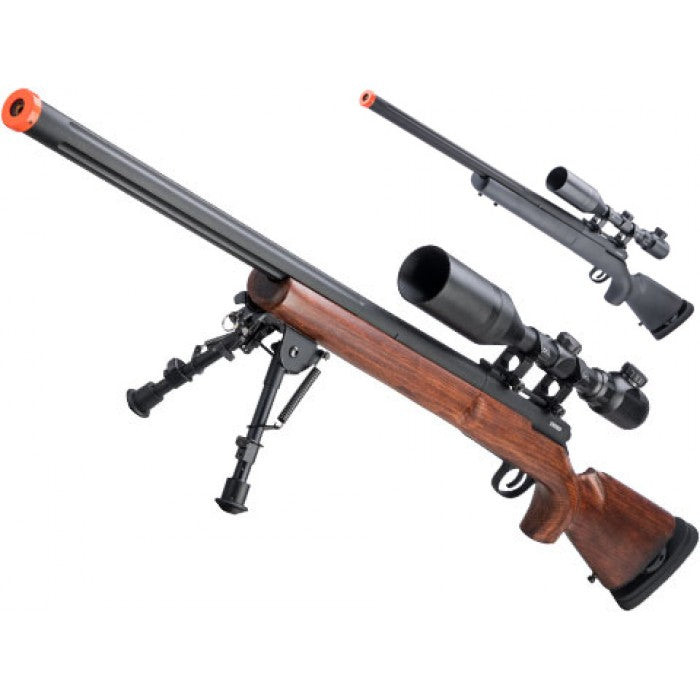 SOCOM TYPE M24 SCOUT SNIPER RIFLE w/REAL WOOD STOCK – Tact Gearz ...