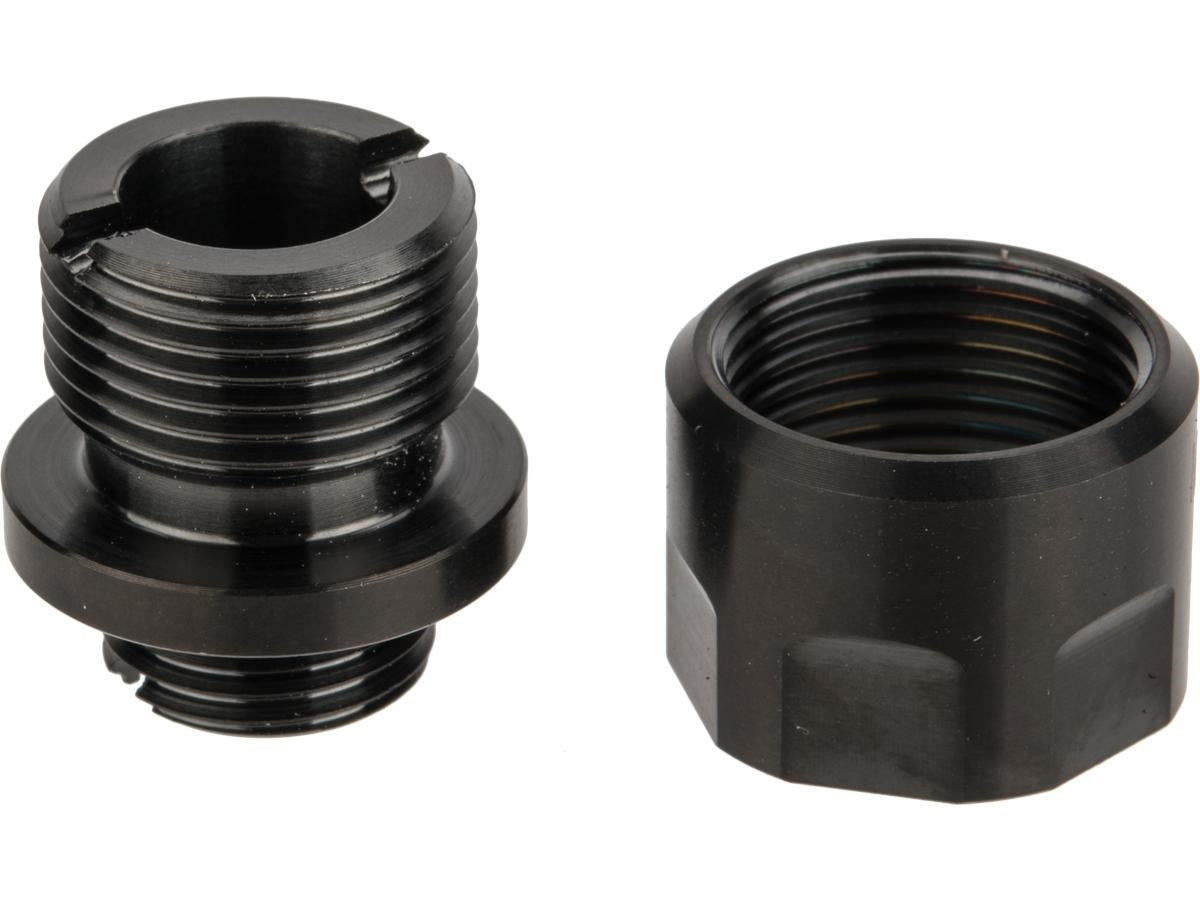 CNC STAINLESS STEEL THREADED SUPPRESSOR ADAPTER – Tact Gearz Airsoft Inc.