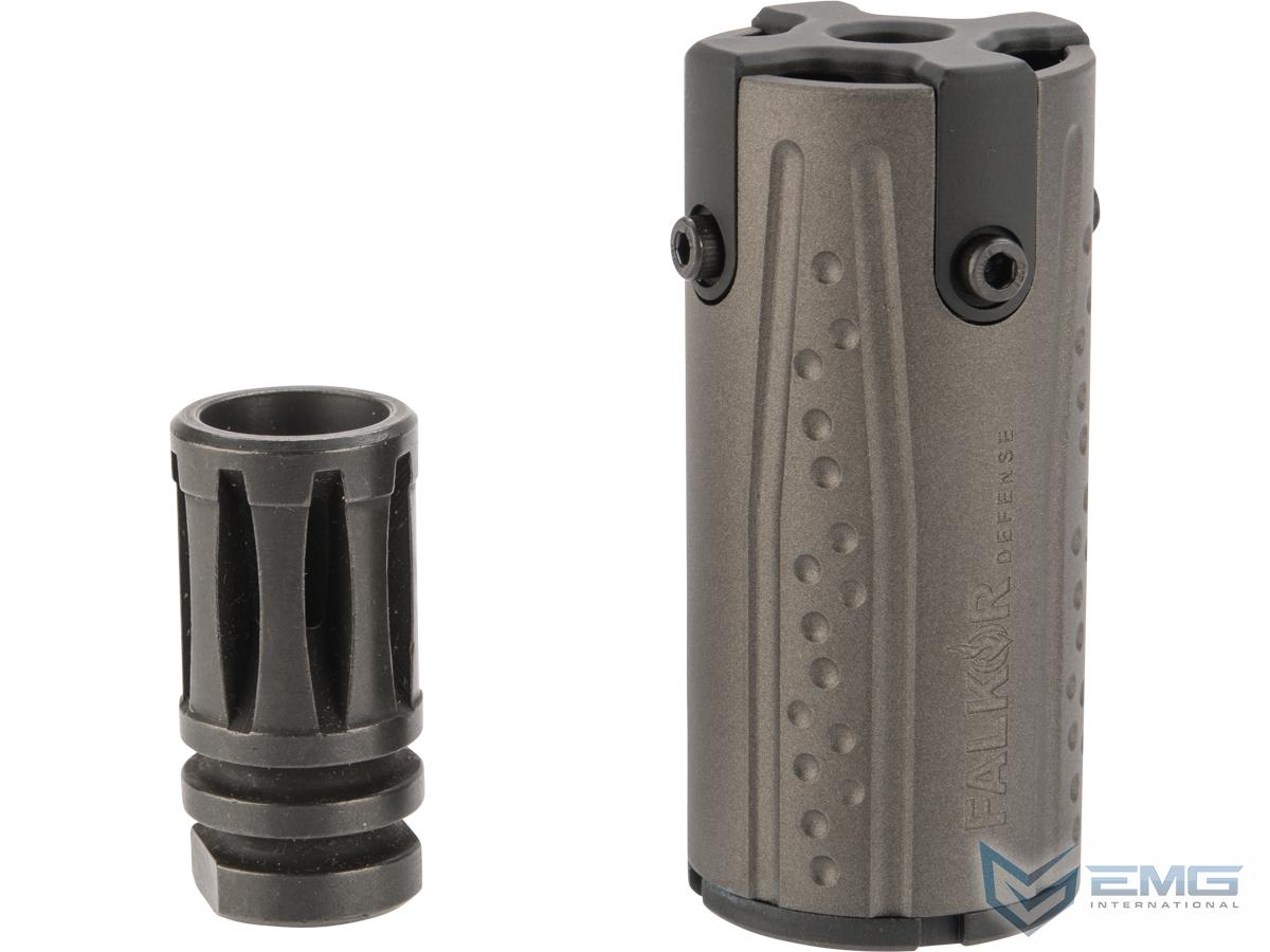 FALKOR DEFENSE BLITZ BLAST CAP MUZZLE BRAKE (GRAY) – Tact Gearz Airsoft ...