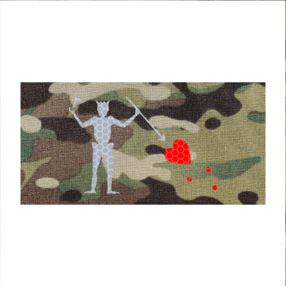 3.5" x 2" LASER CUT BLACKBEARD FLAG PATCH – Tact Gearz Airsoft Inc.
