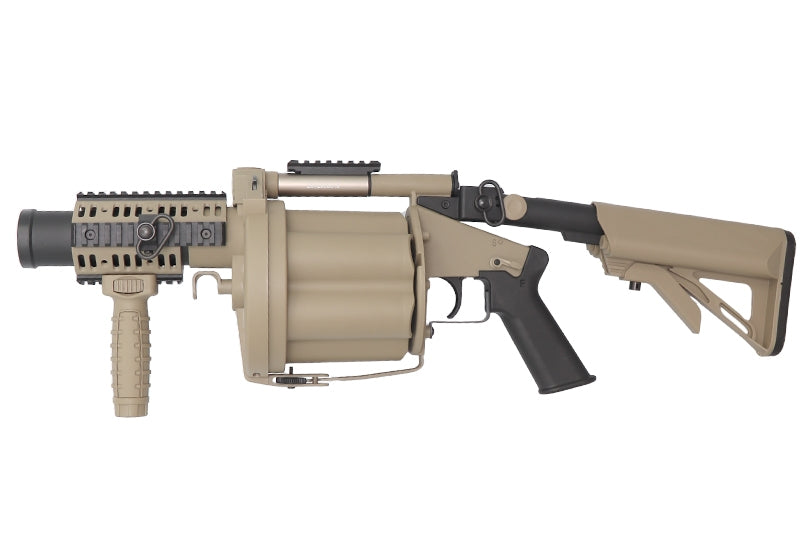 MGL FULL SIZE GRENADE LAUNCHER TAN – Tact Gearz Airsoft Inc.
