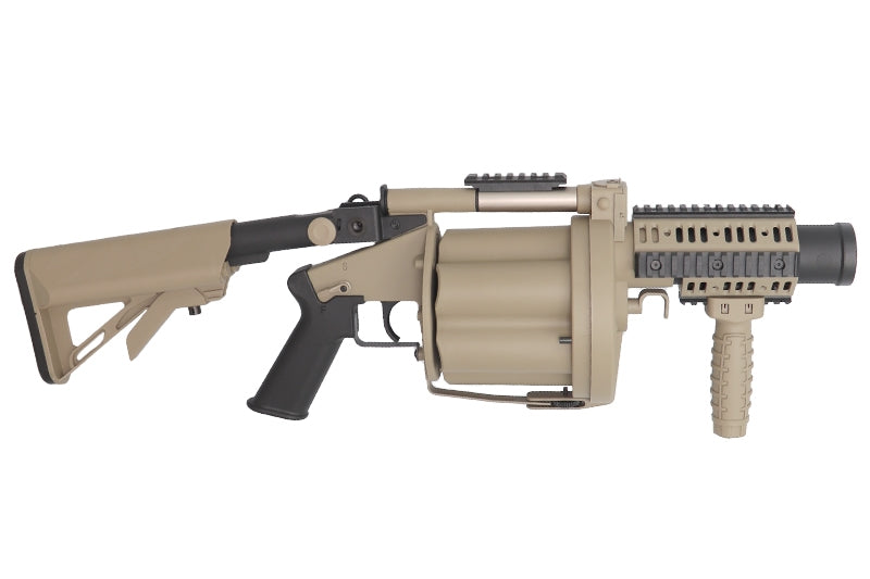 MGL FULL SIZE GRENADE LAUNCHER TAN – Tact Gearz Airsoft Inc.